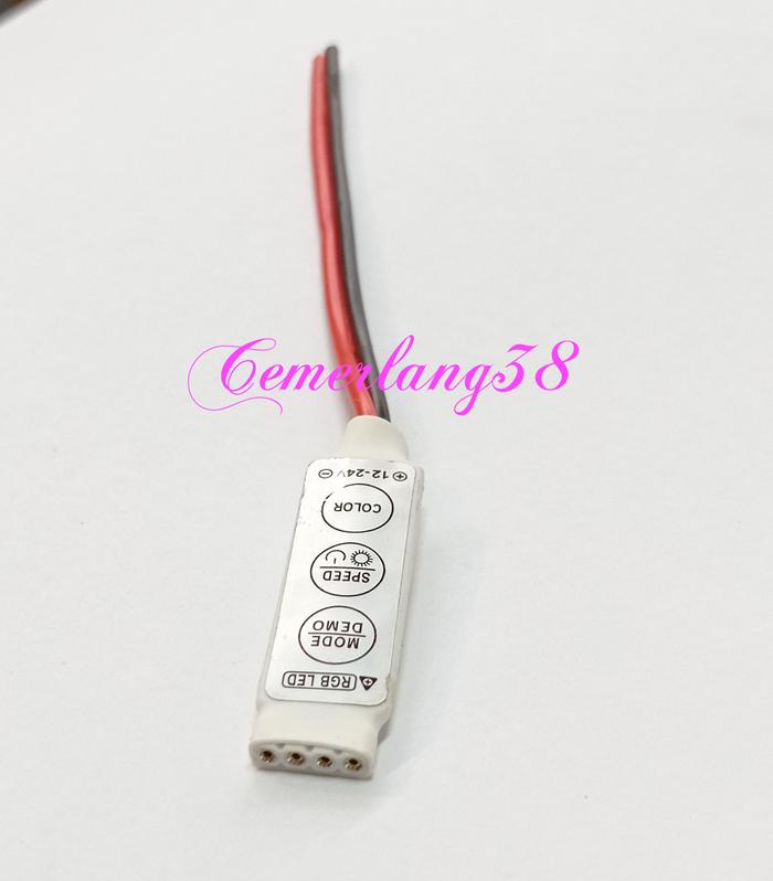 Jual Led Controller RGB Dimmer Mini 12V - 24V Modul Led Controler ...
