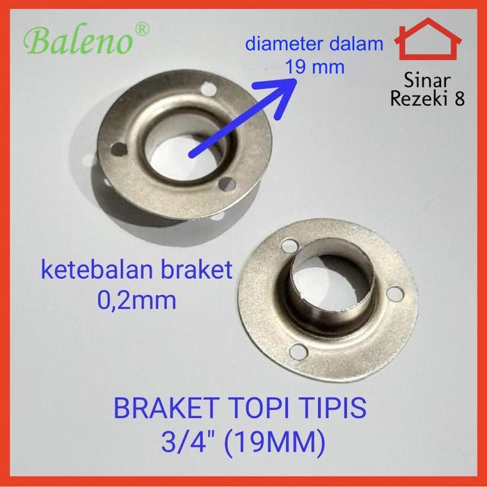 Jual Bracket Topi Pipa Stainless Gantung Penyangga Bulat Gantungan ...