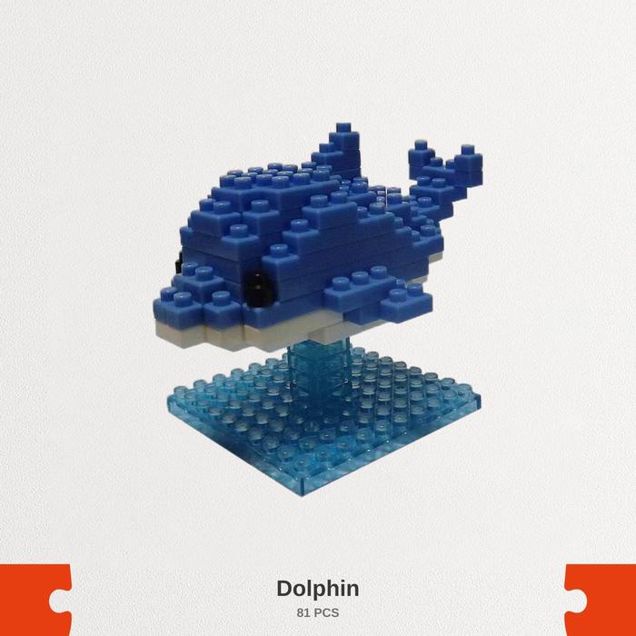 Jual Daiso Petit Block Sea Animal Collection Mini Block - DAI-PB0023 ...