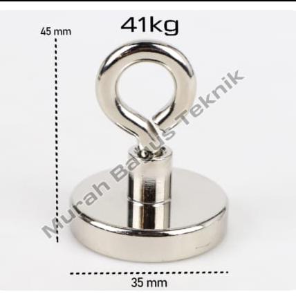 Jual Magnet Neo / Neodymium Bulat NDFeb Gantungan Model Round Hook ...