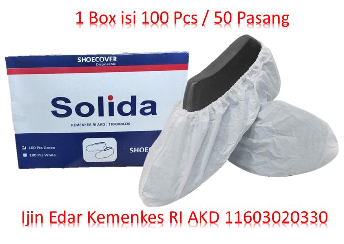 Jual Shoes cover Medis Solida Cover Shoes Apd Medis Harga Per Box isi ...