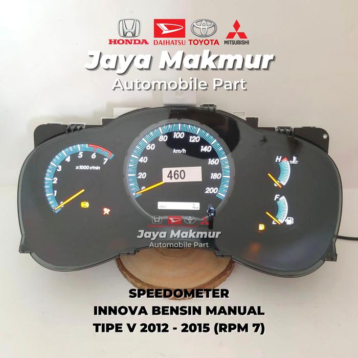 Jual Speedometer Innova Bensin Manual Tipe V 2012-2015 RPM 7 Original ...
