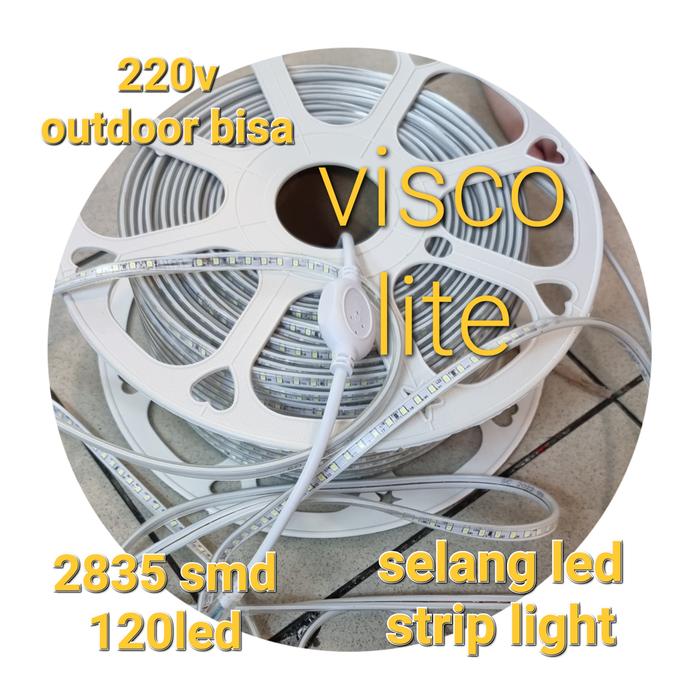 Jual strip light drop ceiling plafon putih 100mtr 2835 / selang led ...