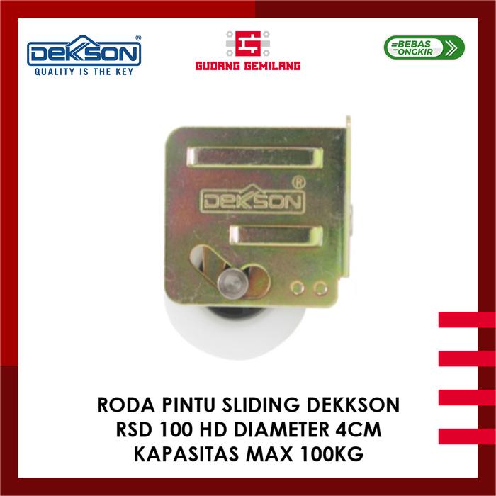 Jual Roda Sliding Door Dekkson RSD 100 HD Roda Pintu Geser 4cm Dekson ...