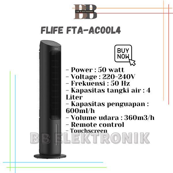 Jual FLIFE FTA-ACOOL4 By Gree Indonesia Tower Fan Air Cooler Kapasitas 4 - Kota Bekasi - BB ...