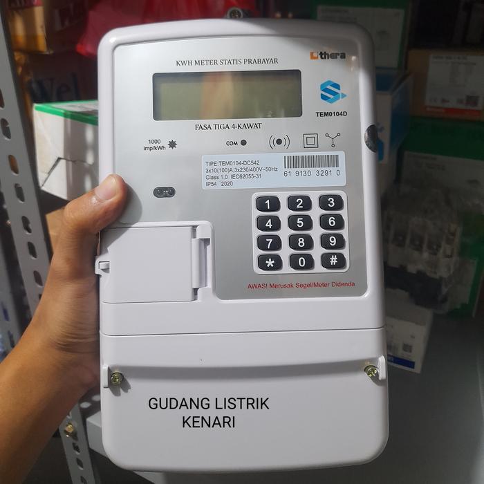 Jual KWH Meter THERA Statis Prabayar TEM0104D ORIGINAL - Jakarta Pusat ...