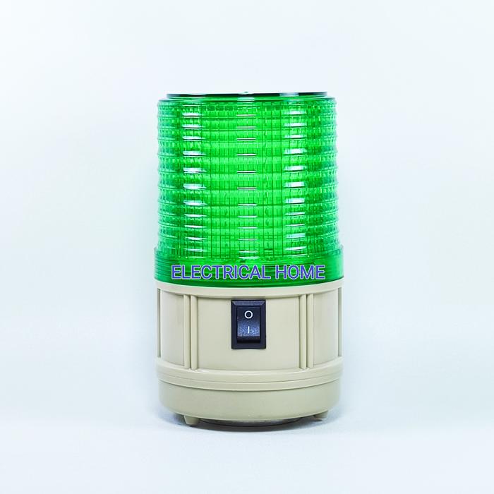 Jual LAMPU ROTARY LED PAKAI BATERAI / MAGNET BASE WARNA HIJAU - Kota ...