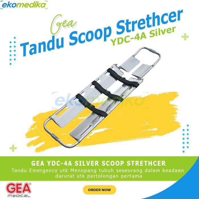 Jual Tandu Scoop Stretcher GEA YDC-4A SILVER / YDC-4B YELLOW Aluminium ...