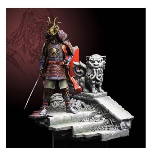 Jual 1/24 Resin Figure Samurai Zombie DIORAMA OJK71 KL12 - Kota ...