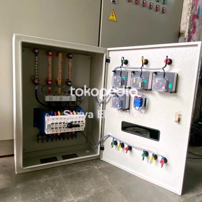 Jual COS Panel PLN GENSET Manual 4 Pole 100 Amper panel socomec 100a ...