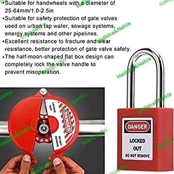 Jual Valve Lockout Lock, Safety Padlock, Safety M/Lock Lockout RED ...
