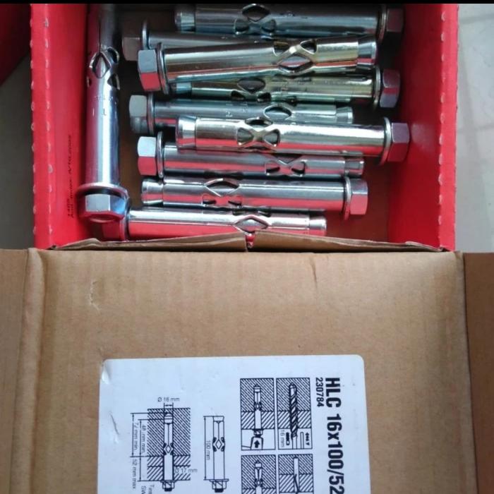 Jual Hilti dynabolt HLC m16 x 100 / 16 x 100 - Jakarta Barat - SUPERMARKET BAUT | Tokopedia
