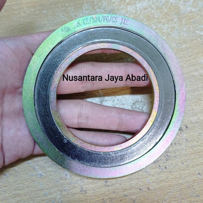 Jual Spiral Wound Gasket SWG JIS 10K Carbon Steel Besi 2 " inchi DN 50 ...