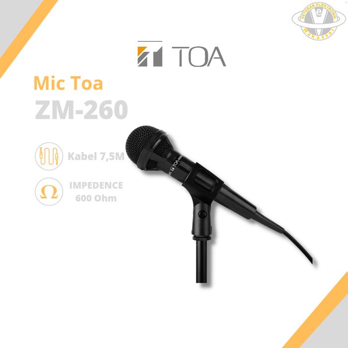 Jual Mic Kabel TOA ZM-260 / ZM-320 / ZM-420 / ZM-520 | ORIGINAL - ZM ...
