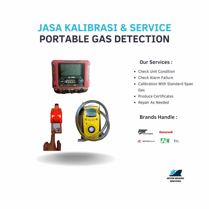Jual Jasa Kalibrasi Gas Detector Portabel, Personal Multi Gas Detector ...