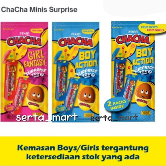 Jual Chacha Minis Milk Chocolate / Peanut 40gr - Cha cha Minis Surprise ...