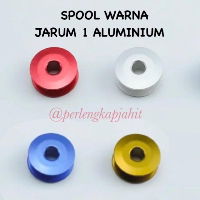 Jual Spull /Spool Bobbins Aluminium Warna Mesin Jahit High Speed ...