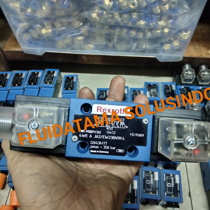 Jual Solenoid Valve 4WE 6 J62/EW230N9K4 REXROTH - Jakarta Barat - Hydraulic & Pneuamtic Toko ...