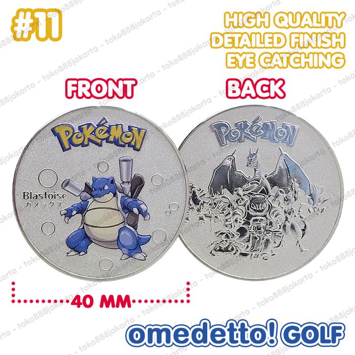 Jual POKEMON PIKACHU MAGNETIC GOLF BALL MARKER MAGNET HAT CLIP OMEDETTO ...