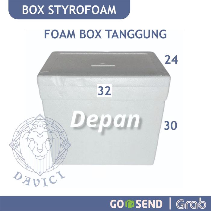 Jual Styrofoam box tanggung 32x24x30 | Styrofoam box sedang packing ...