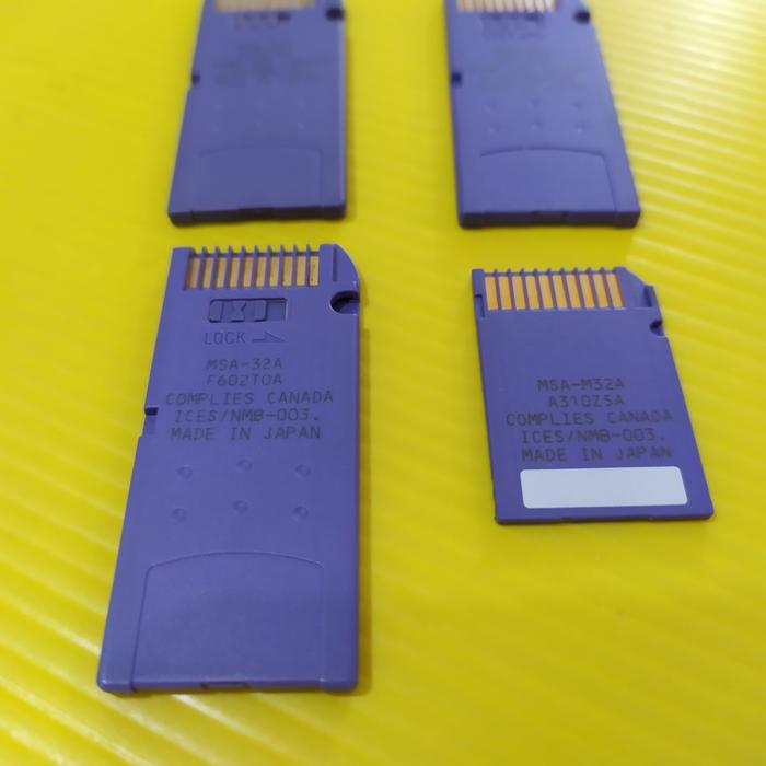 Jual Memory Stick Sony 32mb Dan Memory Stick Pro Duo Original Japan Di ...