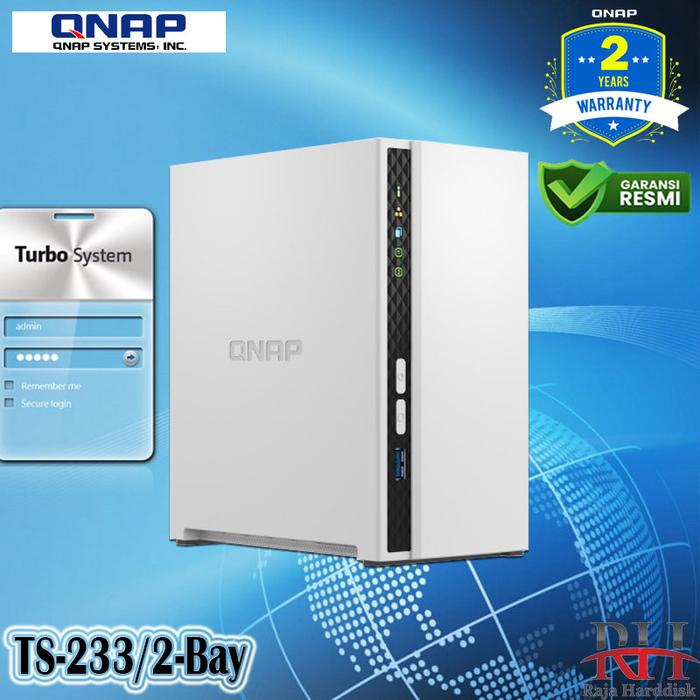 Promo QNAP TS-233 2-Bay Home NAS Personal Private Cloud Storage TS233 Cicil 0% 3x - Jakarta ...