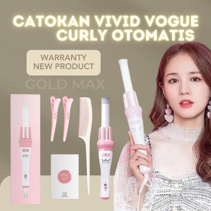 Jual CATOKAN RAMBUT VIVID&VOGUE CATOKAN KERITING RAMBUT AUTO HAIR CURLY ...