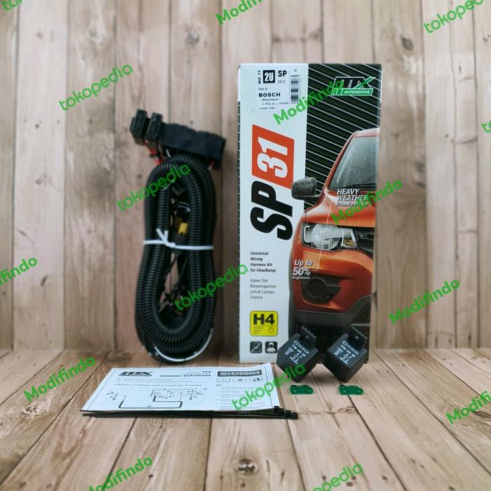 Jual KABEL RELAY SET BOSCH SP SERIES LAMPU DEPAN HEADLAMP H4 MOBIL 2 ...
