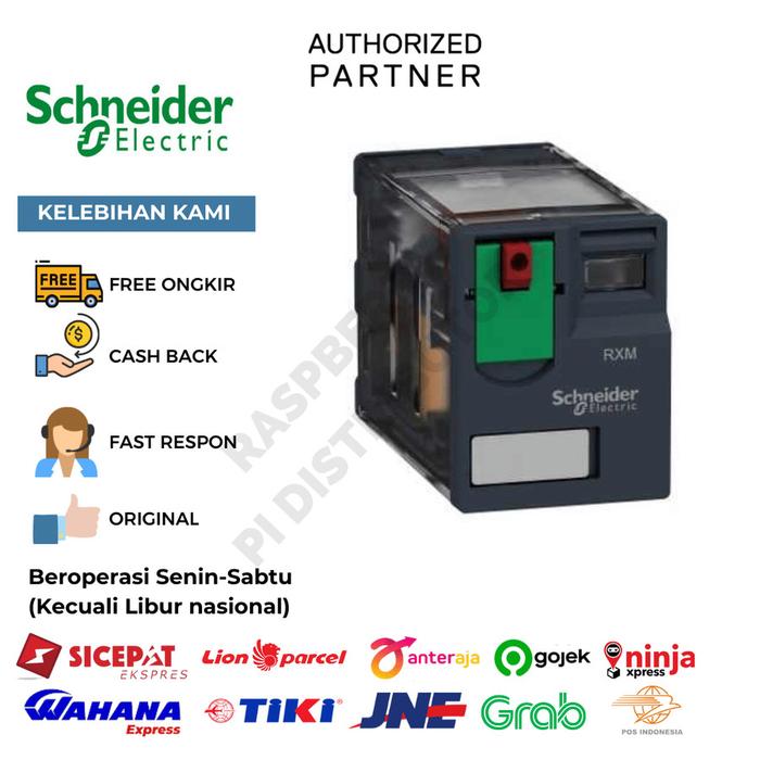 Jual Schneider Plug in Relay Zelio RXM 4 C/O 220 V DC 6 A RXM4AB1MD - Jakarta Barat - Raspberry ...