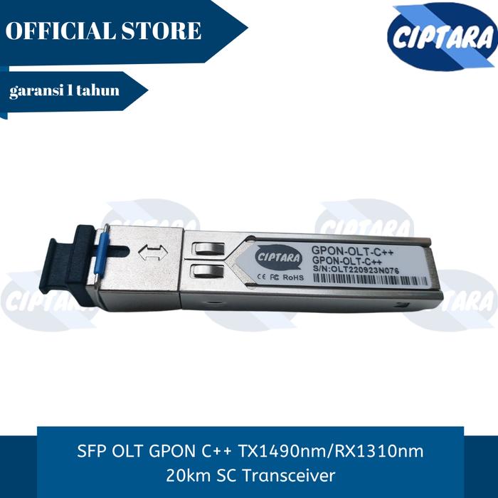 Jual SFP OLT GPON C++ TX1490nm/RX1310nm 20km SC Transceiver - Jakarta ...