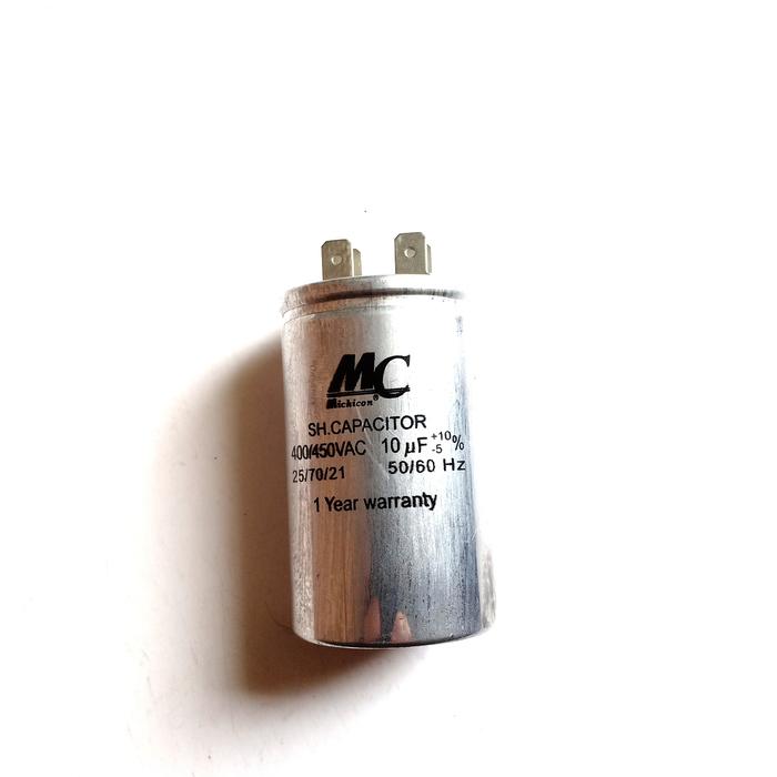 Jual KAPASITOR 10UF 450 V MERK MC CAPACITOR 10 UF 450VAC FAN COMP PUMP ...