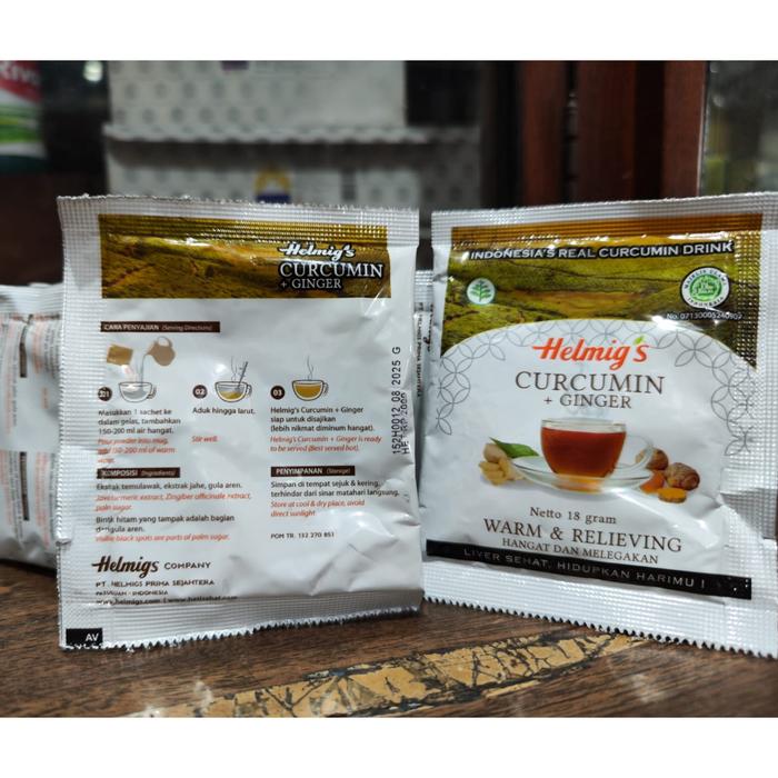 Jual Helmigs Cucurmin Ginger (sachet isi 18gr) - Menjaga Daya Tahan ...