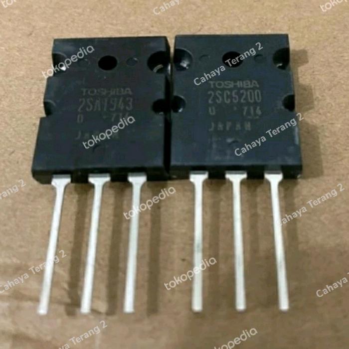 Jual IC Transistor Toshiba Original 1943 5200 SA1943 SC5200 ORI (Per Set) - Kota Tangerang ...