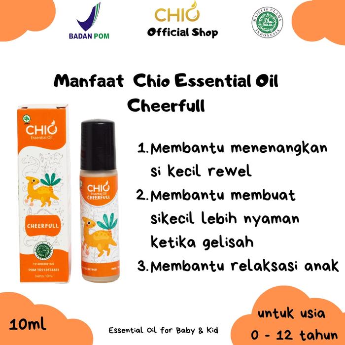 Jual Chio Minyak Essential Baby Batuk & Flu/Demam Roll On Minyak Oles ...