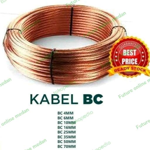 Jual Kabel BC 6 mm / cable ground / gronding 6mm / anti petir tembaga ...