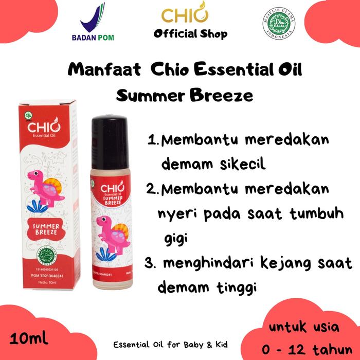 Jual Chio Minyak Essential Baby Batuk & Flu/Demam Roll On Minyak Oles ...