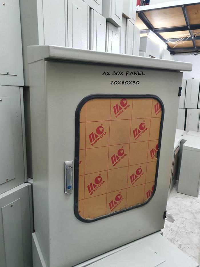 Jual box panel wallmounting 60x80x30 double pintu akrilik plat 2mm ...