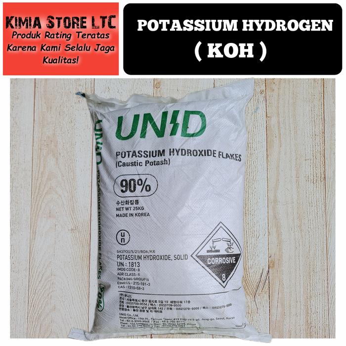 Jual KOH 1 KG / POTASSIUM HYDROGEN FLAKE 1 KG - Jakarta Barat - Kimia ...