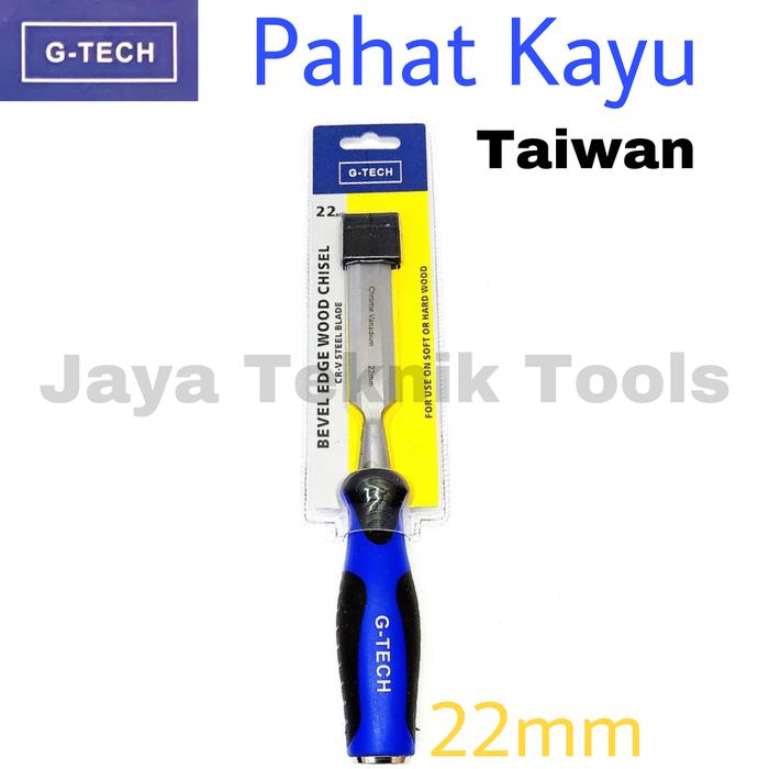 Jual Pahat Kayu 22 mm G Tech Bevel Edge Wood Chisel Besi Gagang Fiber ...