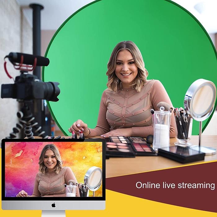 Jual Portable Green Screen Backdrop kain background green screen untuk ...