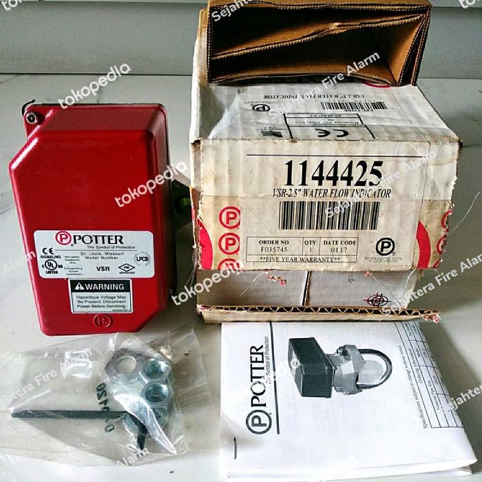 Jual flow switch Potter tipe VSR-2.5" WATER FLOW INDICATOR - Jakarta ...