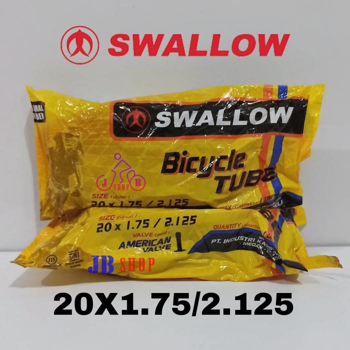 Jual BAN DALAM SEPEDA 20 24 26 28 X 1.75 1.95 2.00 2.125 2.30 1 1/2 SWALLOW - 20X175/2125 AV ...