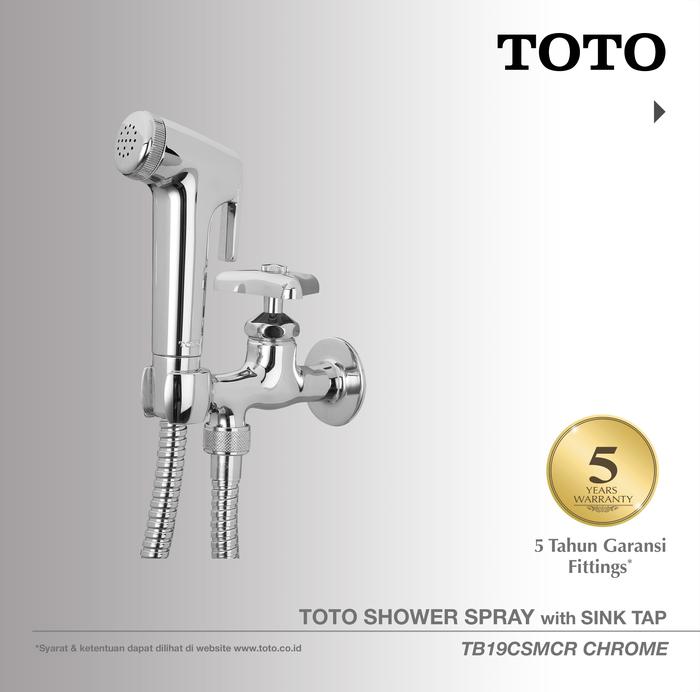 Promo TOTO Shower Spray TB19CSMCR | Jet Washer - Jet Shower- Shower ...