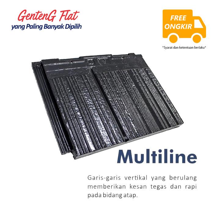 Jual Genteng Atap Beton tipe Victoria Multiline Flat Warna Hitam - Kab ...
