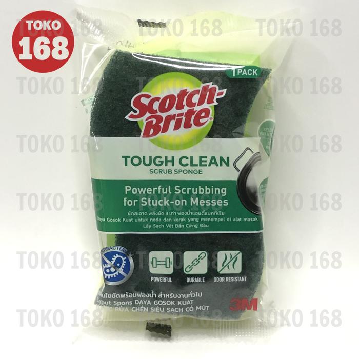 Jual 3M Scotch Brite Spons Cuci Piring Daya Gosok Kuat ID-30/STD 1-29 ...