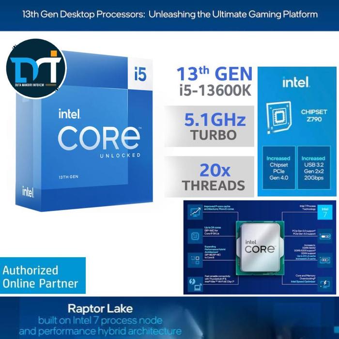 Promo Processor Intel Core I5 13600K Box - Raptor Lake Socket LGA 1700 ...