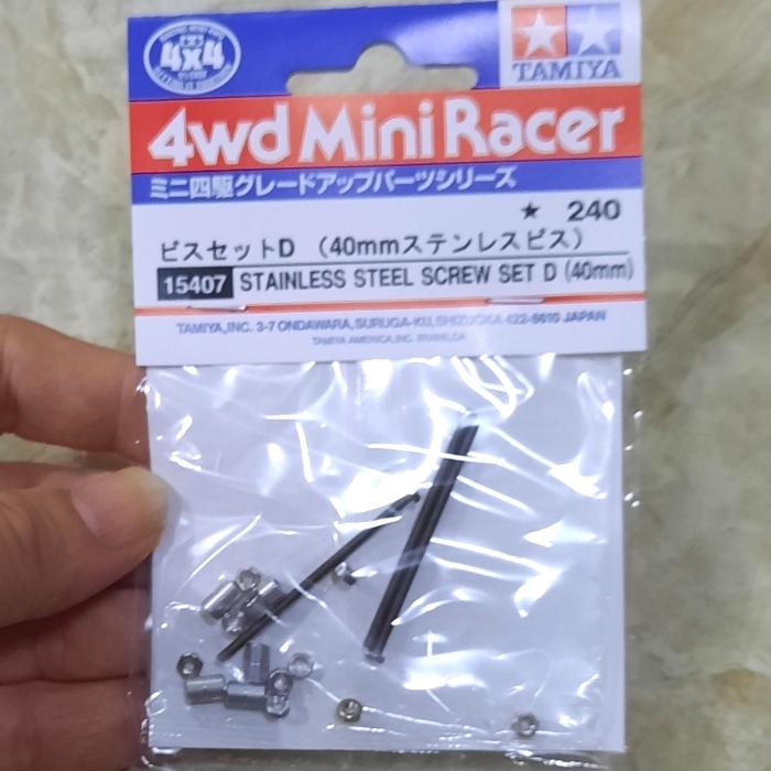 Jual Tamiya 15407 Stainless Steel Screw Set D 40mm - Jakarta Utara ...