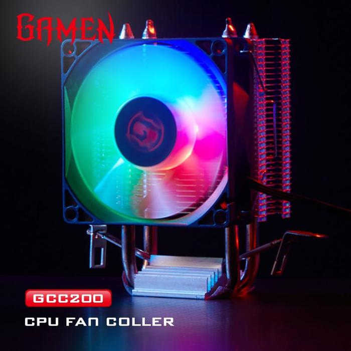 Jual GAMEN GCC200 Gaming CPU Fan Cooler for Intel & AMD - Kota Batam ...