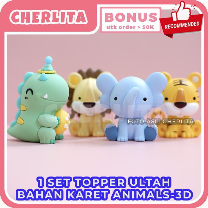 Jual Topper Ulang Tahun Happy Birthday Kue Anak Party Hewan Hiasan Cake ...