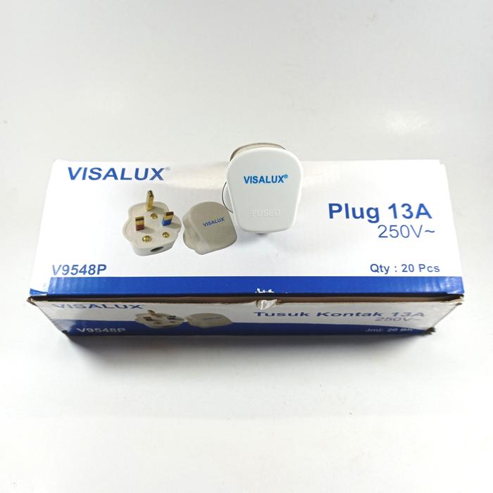 Jual VISALUX Tusuk Kontak 13A / Plug 3Pin-13A-V9548P - Kota Batam ...